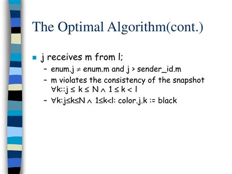 Ppt Optimal Termination Detection For Rings Powerpoint Presentation