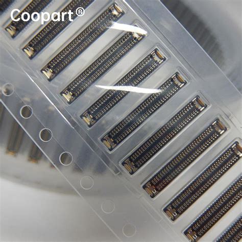 2pcs Lcd Display Fpc Connector On Motherboard Touch Screen On Flex For