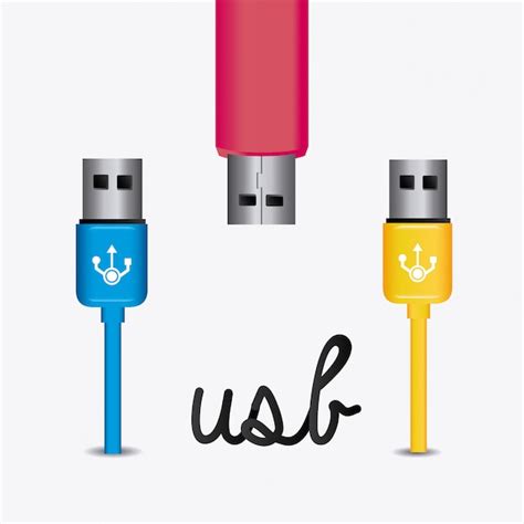 Premium Vector Usb Design Premium Vector Usb Design