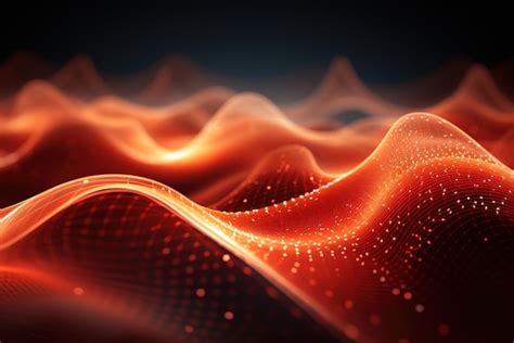 Premium Photo Abstract Background Wave Lines Dynamic Flowing Light Data Digital Abstract