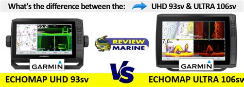 Garmin ECHOMAP UHD Sv Vs ECHOMAP Ultra Sv