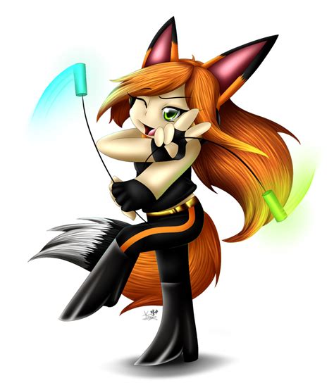 Fox Trot Full Body Pic By Vdragon Creations On Deviantart