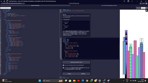 Learn Css Variables By Building A City Skyline Step 78 Html Css