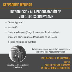 C Mo Programar Juegos En Python Con Pygame Keepcoding