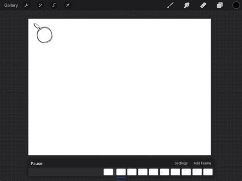 Bouncing Ball With A Tail Made In Procreate Ranimation