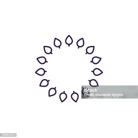 추상 적인 태양 주기 로고 디자인 템플릿 기하학적 잎 원 에코 기술 기호 범용 에너지 과학 벡터 아이콘 흰색 배경에 격리된 스톡 벡터 그림입니다 0명에 대한 스톡 벡터 아트