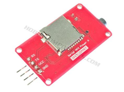 serial mp3 playback module with 1w speaker
