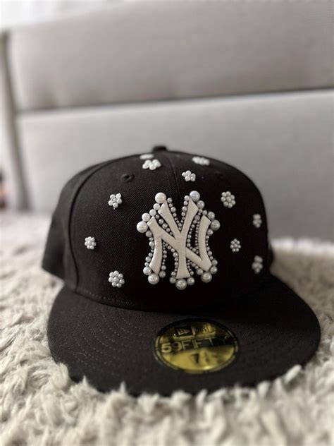 Custom Pearl New Era Fitted Cap Etsy