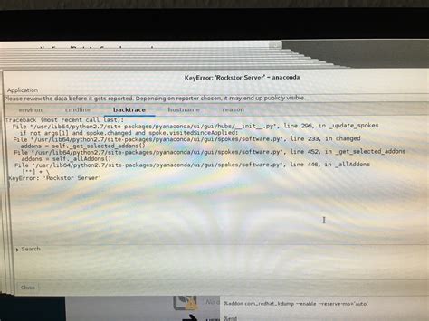 Install Unexpected Error Troubleshooting Rockstor Community Forum