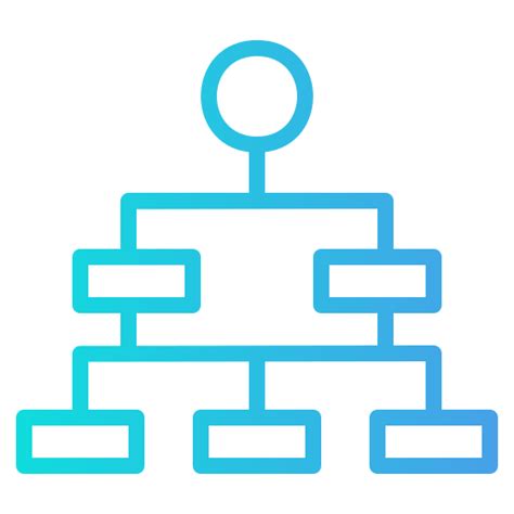 Hierarchy Generic Gradient Icon