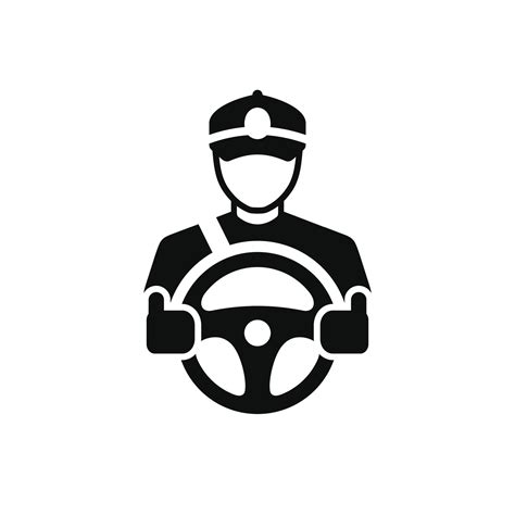 Driver Icon Isolated On White Background 26615556 Vector Art At Vecteezy