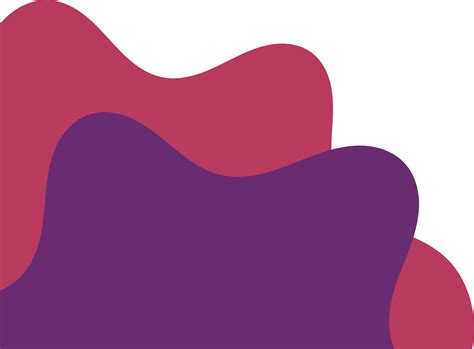 Maroon Purple Wavy Corner Fluid Corner Illustration 26795904 Png