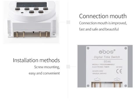 Ac 220v Digital Programmable Power Timer Switch