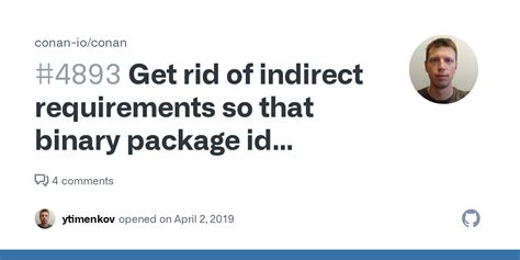 Get Rid Of Indirect Requirements So That Binary Package Id Doesnt