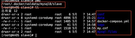 Docker Compose搭建 Mysql8 主从 小四儿