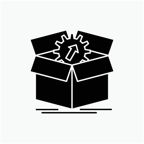Upload Performance Productivity Progress Work Glyph Icon Vector