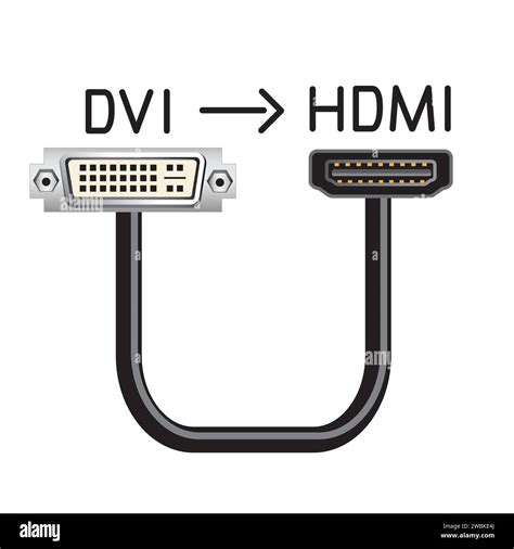 Hdmi Interface Stock Vector Images Alamy