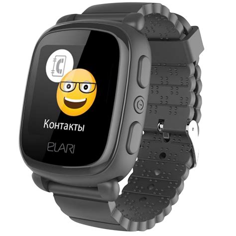 Детские часы Elari KidPhone 2 с GPS трекером Black: купить по выгодной ...
