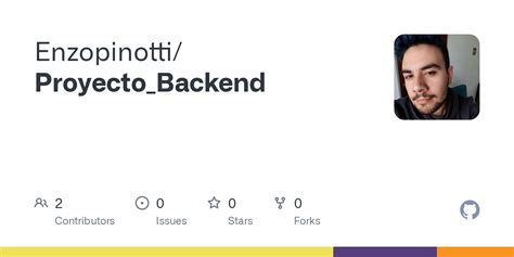 Github Enzopinottiproyectobackend