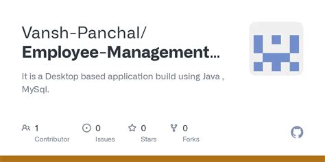 Github Vansh Panchalemployee Management System It Is A Desktop
