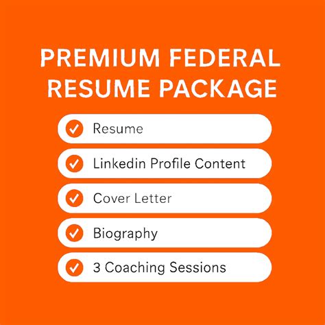 Premium Federal Resume Package Polymath Resumes