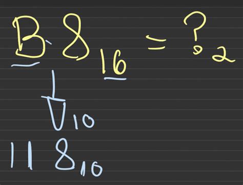 C Mo Pasar De Hexadecimal A Binario Paso A Paso