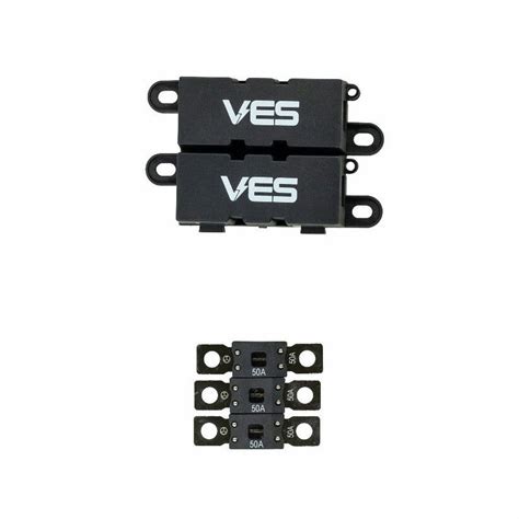 Ves Mega Fuse Kit 50 Amp 2 Holders 3 Fuses Outback Equipment