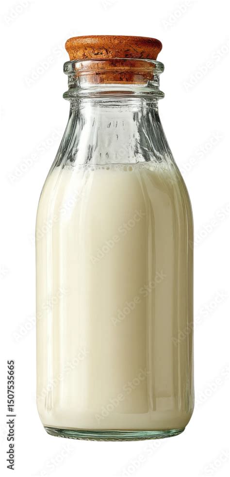 Pouring Fresh Milk From A Glass Bottle In A Kitchen Natural Light Still