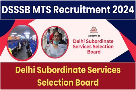 Dsssb Multi Tasking Staff Mts Recruitment 2024 567 पदों की भर्ती यहाँ