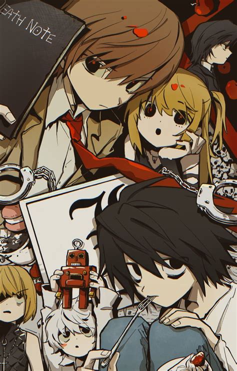Bbbbbaasos Amane Misa L Death Note Mello Death Note Mikami Teru