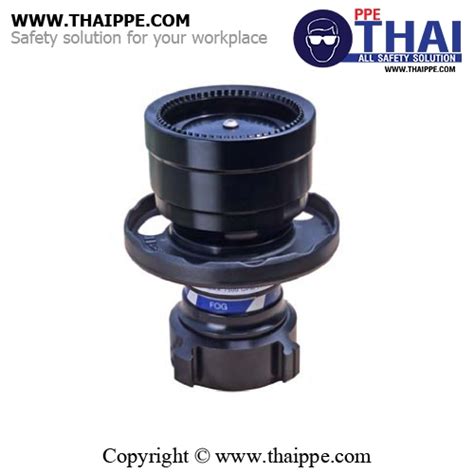 หัวฉีดน้ำดับเพลิง แบบปรับฝอย ยางดำ 2 5 Aluminum Thaippe All Safety Solution
