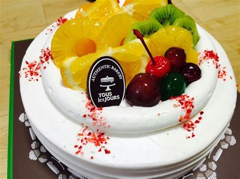 뚜레쥬르 생크림과일케이크 촉촉하고 내스톼일~ 네이버 블로그