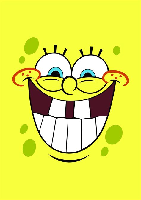 Printable Spongebob Face