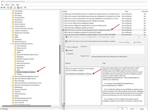 Microsoft Defender Control Updates For Malware Signatures Using Group Policy Or Powershell