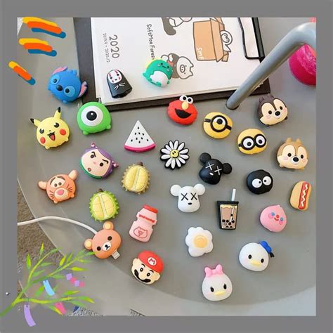 Malaysia Stock Cable Bite Cartoon Cute Cable Protector Wire Wunder