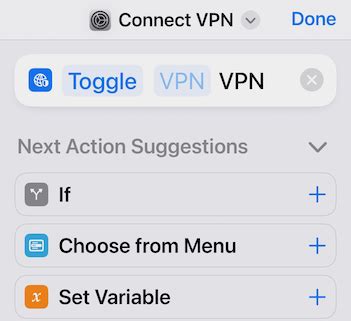 IOS VPN Connection Toggle Shortcut VNinja Net