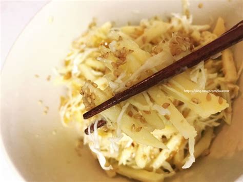 통깨 유자 드레싱 양배추 사과 샐러드