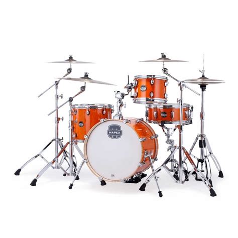 Disc Mapex Mars Maple 18 4pc Bop Shell Pack Glossy Amber At Gear4music