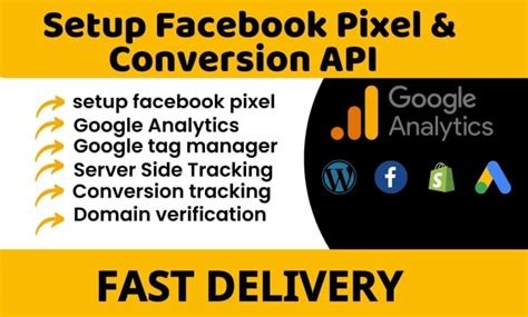 Setup Facebook Pixel Conversion Api Google Analytics By Esitamim Fiverr
