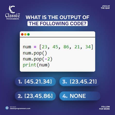 Pythonquiz Codingchallenge Classicprogrammers Learntocode Solvethequiz Classic Programmers