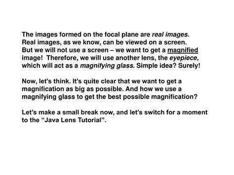 ppt the importance of angular magnification angular size diameter