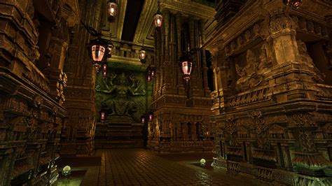artstation ue5 ornate temple game assets