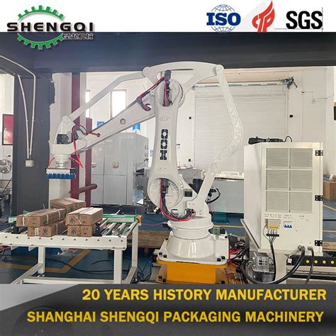 Fully Automatic Robotic Palletizing Production Line Chinese Industrial