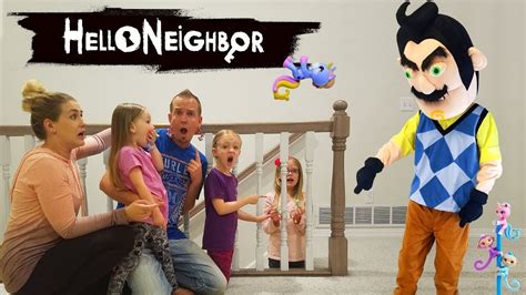 Hello Neighbor In Real Life Fingerling Minis Scavenger Hunt We