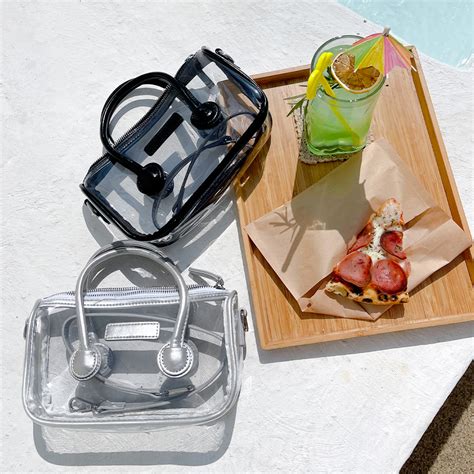 라이즈 컬러 투명 Pvc 가방