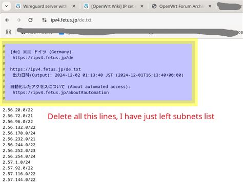wireguard server with geoip network and wireless configuration