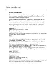 Python Programming Basics Functions Implementation Course Hero