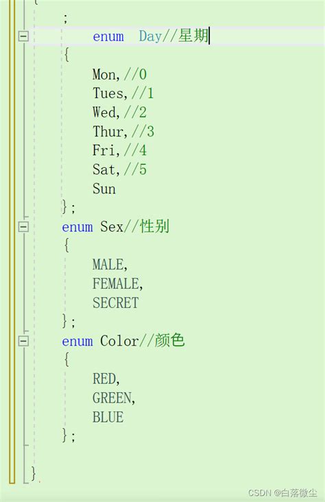 枚举类型的声明枚举型声明时赋值可以不从小到大排列吗 Csdn博客 枚举类型的声明枚举型声明时赋值可以不从小到大排列吗 Csdn博客