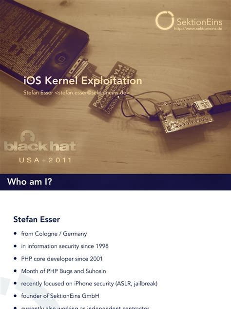 bh us 11 esser exploiting the ios kernel slides pdf ios usb