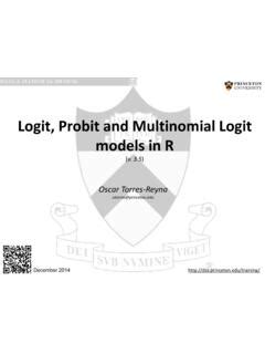 Logit Probit And Multinomial Logit Models In R Logit Probit And Multinomial Logit Models In